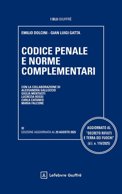 Codice penale e norme complementari - libreria Alfani - Firenze
